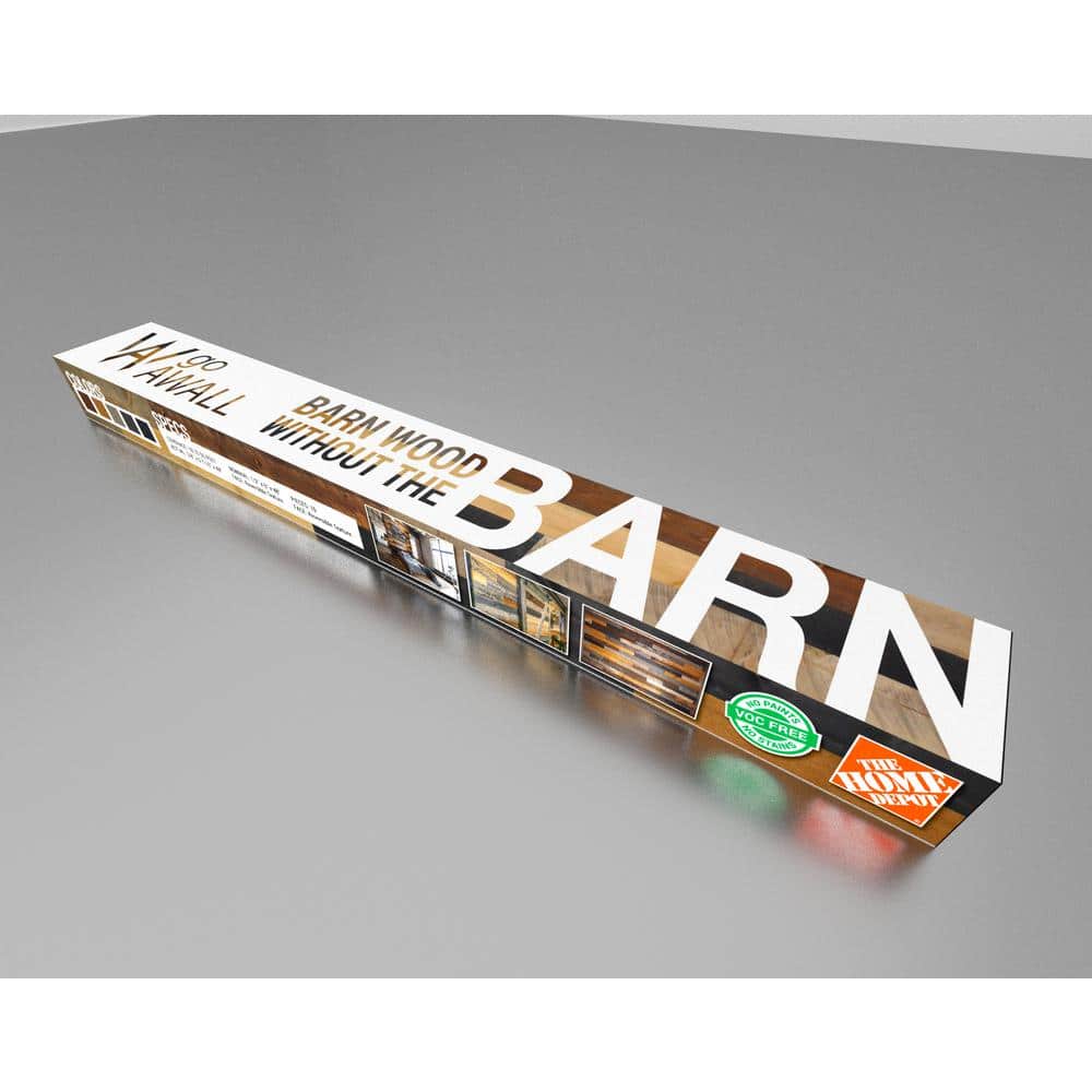 Reviews for CDA Wood Go AWALL. 375 in x 5.5 in x48 in Accent Wall 18 ...