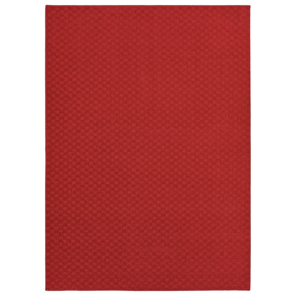 Reviews for Garland Rug Medallion Chili Red 5 ft. x 8 ft. Geometric ...