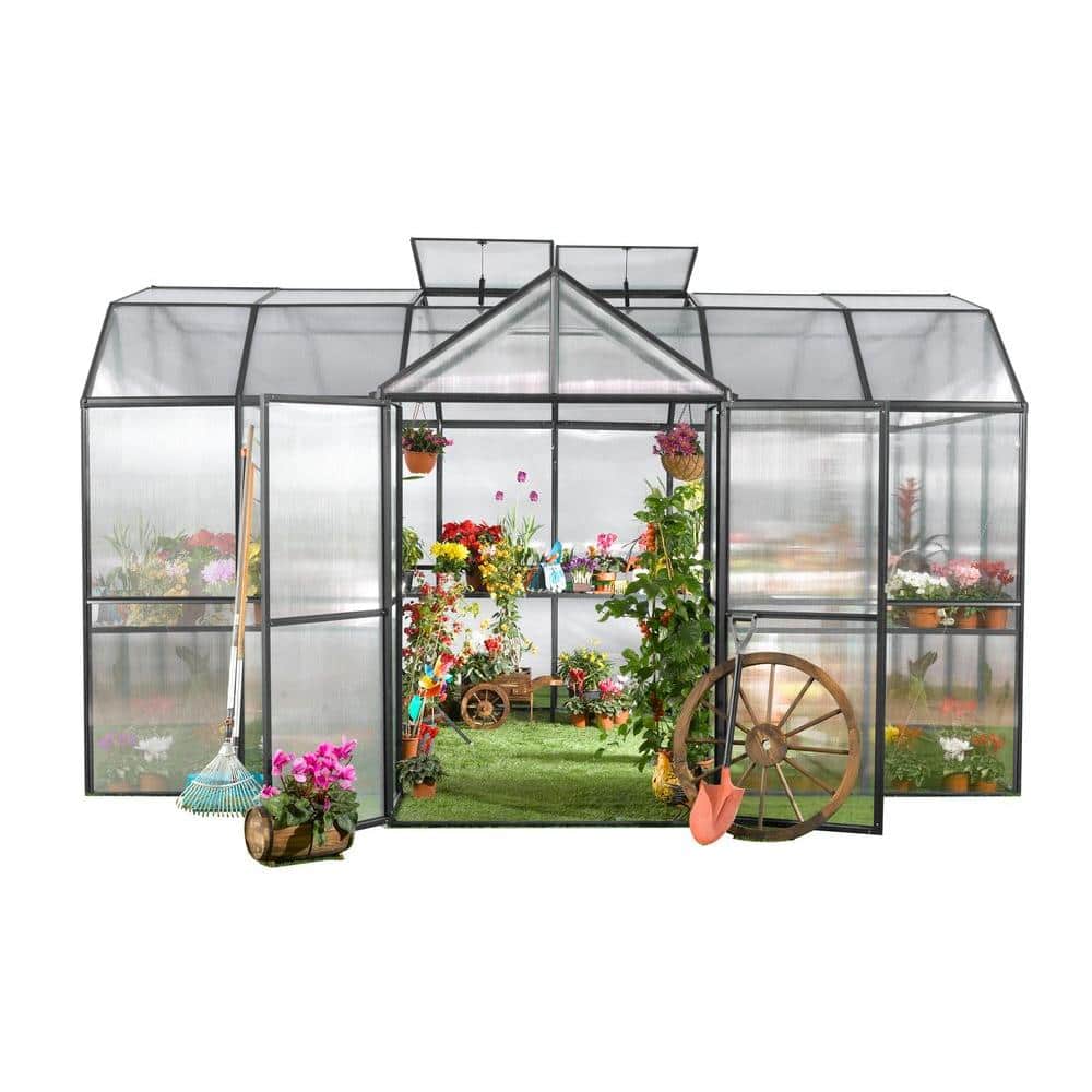 STC Royal Garden 10 ft. x 15 ft. Greenhouse LUX1015 - The Home Depot