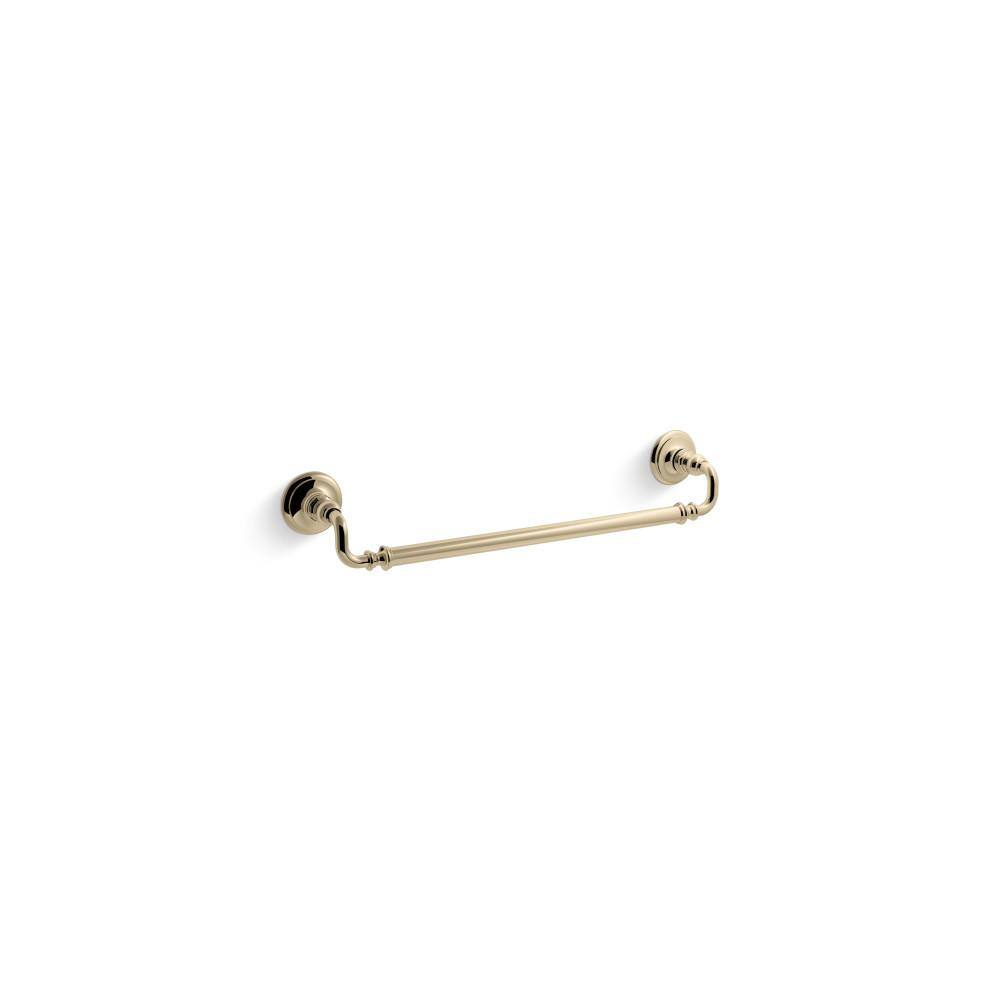 KOHLER Artifacts 18 in. Towel Bar in Vibrant French Gold 72567-AF - The ...