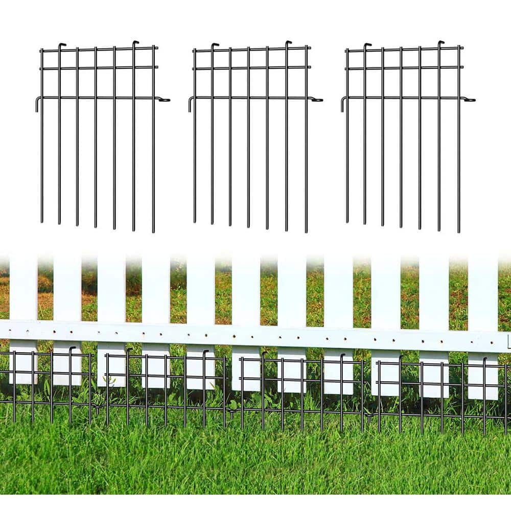 Oumilen 17 inches (H) X 10 feet (L) Animal Barrier Fence, Garden Fence ...