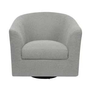 HOMESTOCK Dark Gray 360° Swivel Barrel Chairs Arm Chair 64439HD - The ...