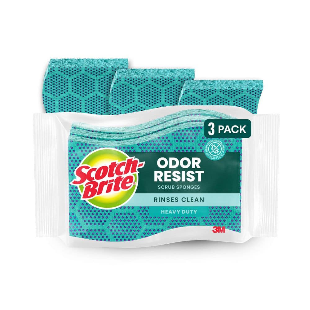 Scotch-Brite Scrub Dots Heavy Duty Scrub Sponge (3-Pack) 30303-8 - The ...