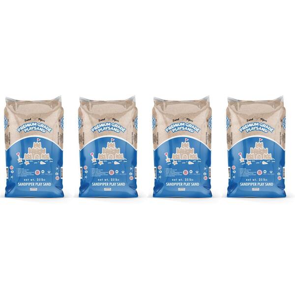 25 lb. Premium Grade Multi-Use Play Sand w/Chemical Free Formula 4-Pack ...