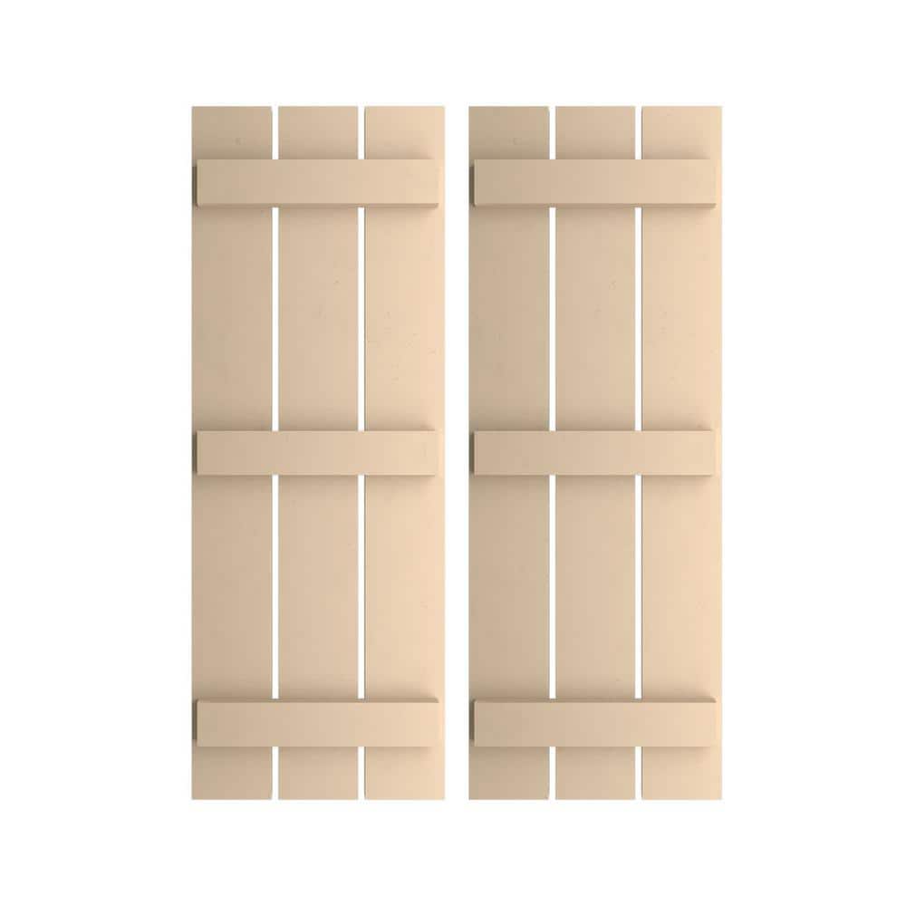 Ekena Millwork 17.5 in. x 60 in. Timberthane Polyurethane 3-Board ...