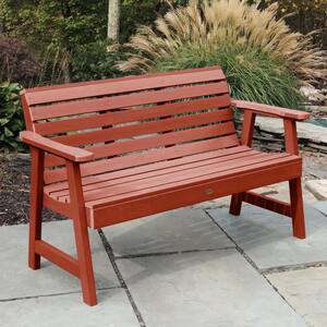 Highwood Weatherly 5 ft. 2-Person Nantucket Blue Recycled Plastic ...