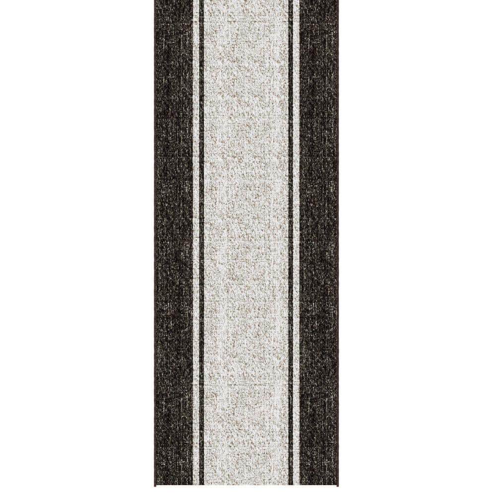 Ottomanson Ascend Non-Slip Rubberback 3 ft.x7 ft. Indoor Custom Cut ...