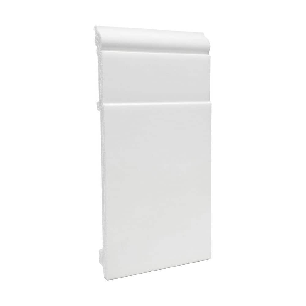 ORAC DECOR 5/8 in. D x 7-7/8 in. W x 4 in. L Primed White High Impact ...