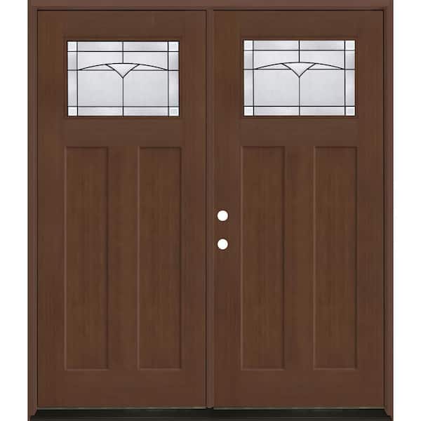 Steves & Sons Regency 72 in. x 80 in. 1/4 TopL Horizon Glass RHIS ...