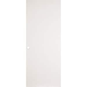 Masonite 32 in. x 80 in. Smooth Flush Hardboard Bored Solid Core Primed ...