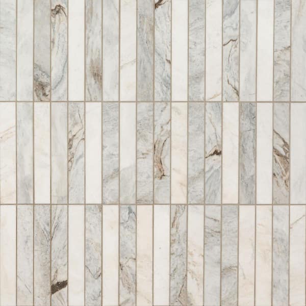 MSI Take Home Tile Sample-Arabescato Venato Stacked 4 in. x 4 in. Honed ...
