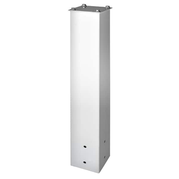 Mail Boss 27 in. Galvanized Steel Surface Mount Mailbox Post, Alpine ...