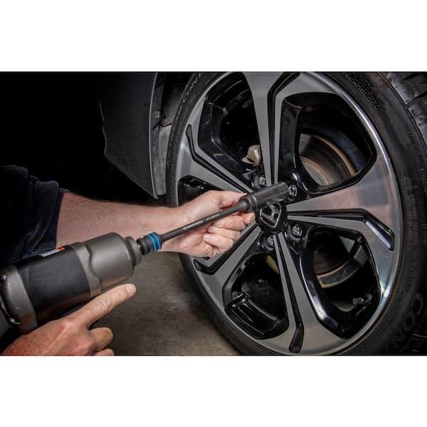 GEARWRENCH 1/2 in. Drive Torque Limiting Impact Extension Bar Set (5 ...