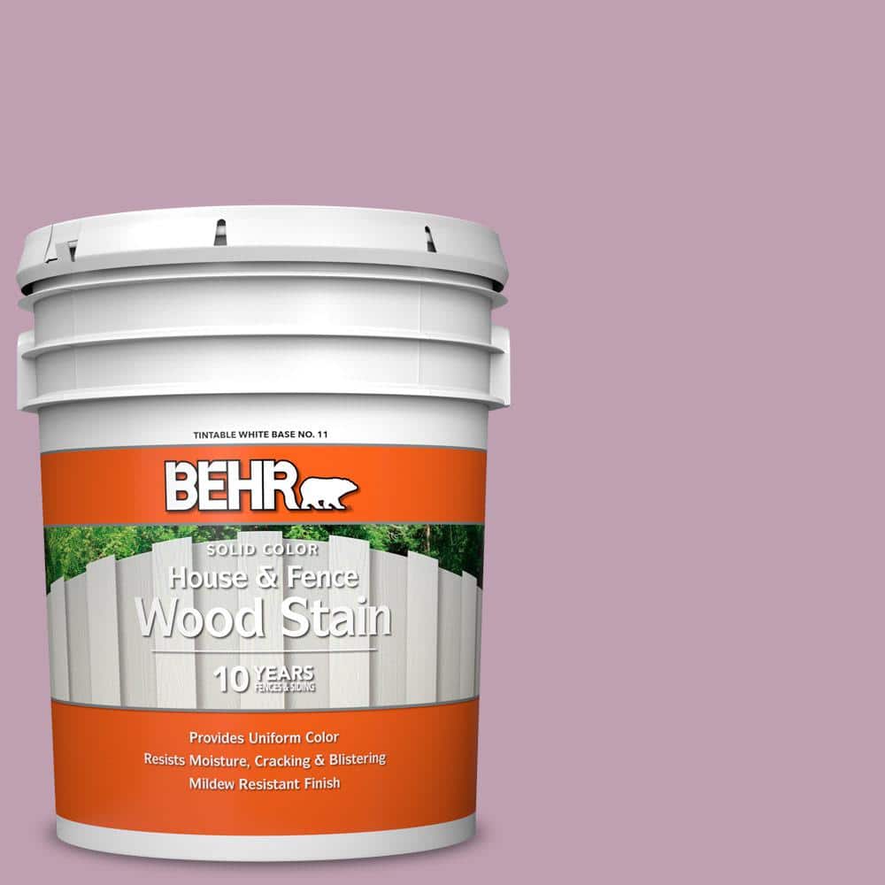 BEHR 5 gal. #S120-4 Decanting Solid Color House and Fence Exterior Wood ...