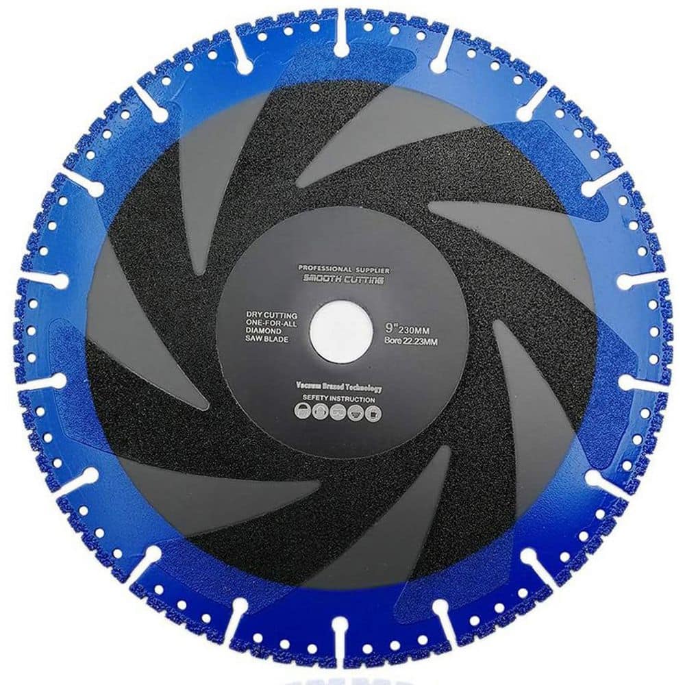 KIWDZFU Metal Cutting Diamond Blade 9 in. All Purpose Cut Off Wheel for ...