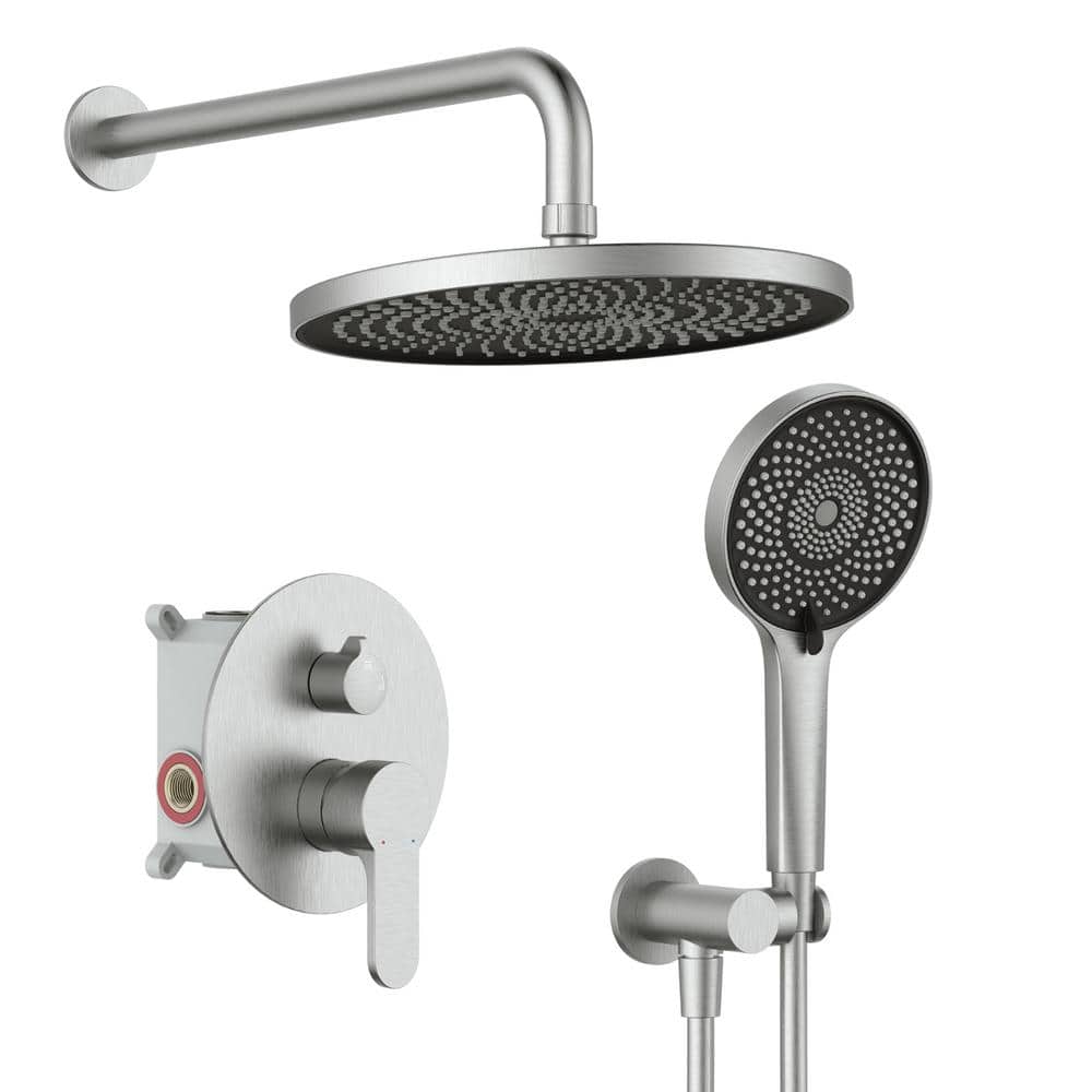 UPC 755514473290 - Roun Single-Handle 3-Spray 10 in. Rain Shower Head ...