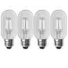 Feit Electric 40-Watt Equivalent T14 Dimmable Straight Filament Clear Glass E26 Vintage Edison ...