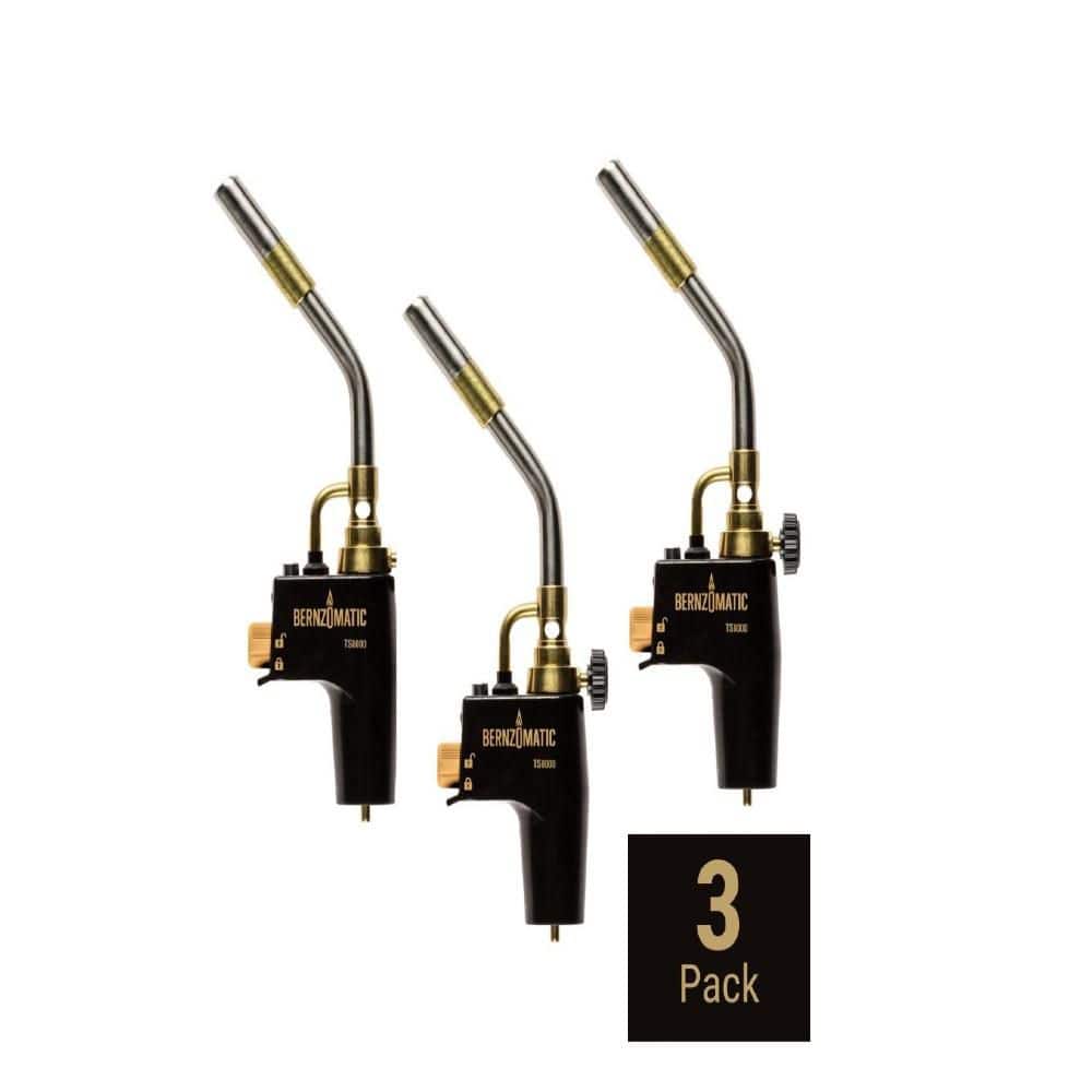 Bernzomatic DuraCast 8000 Torch Compatible with MAP-Pro Gas and Propane Gas (3-Pack) TS8000T ...