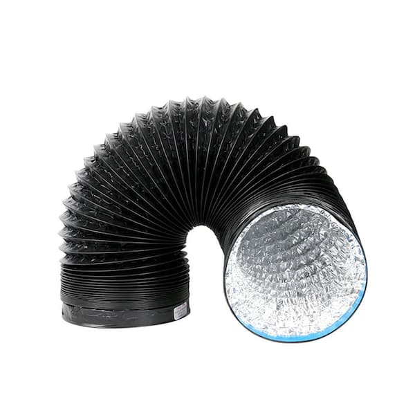 Wellco 4 in. x 25 ft. Fire-Rated Flexible Aluminum Duct for HVAC ...