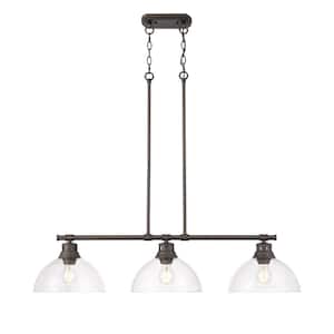Generation Lighting Pratt Street Prismatic 3-Light Autumn Bronze Hanging Pendant 65062-715 - The ...