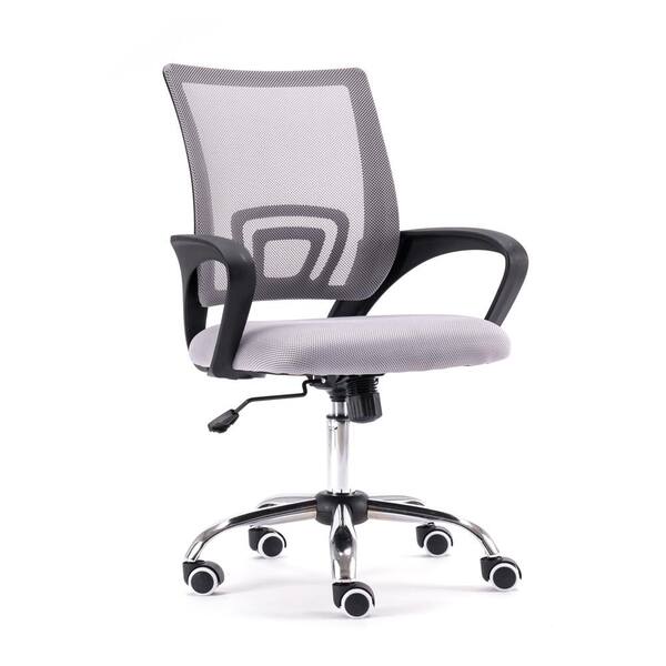 Outopee Gray Mesh Back Gas Lift Adjustable Office Task Chair 941228123990