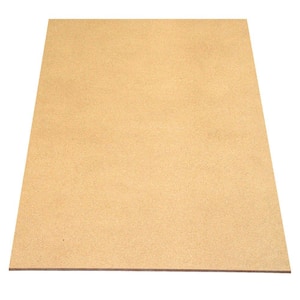Veranda 3/4 in. x 4 ft. x 8 ft. Melamine White Particleboard Panel ...