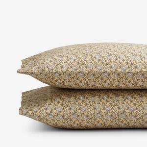 The Company Store Company Cotton Mini Floral Vine Mocha Cotton Percale ...