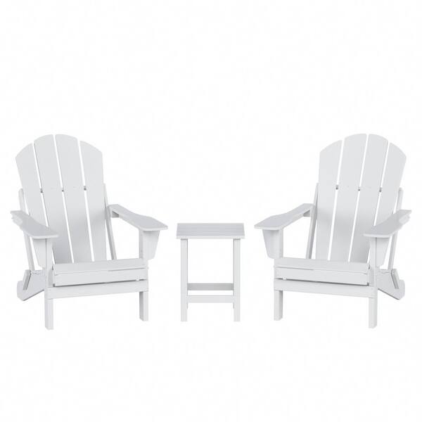 Reviews for WESTIN OUTDOOR Luna Outdoor Poly Adirondack Chair Set with ...