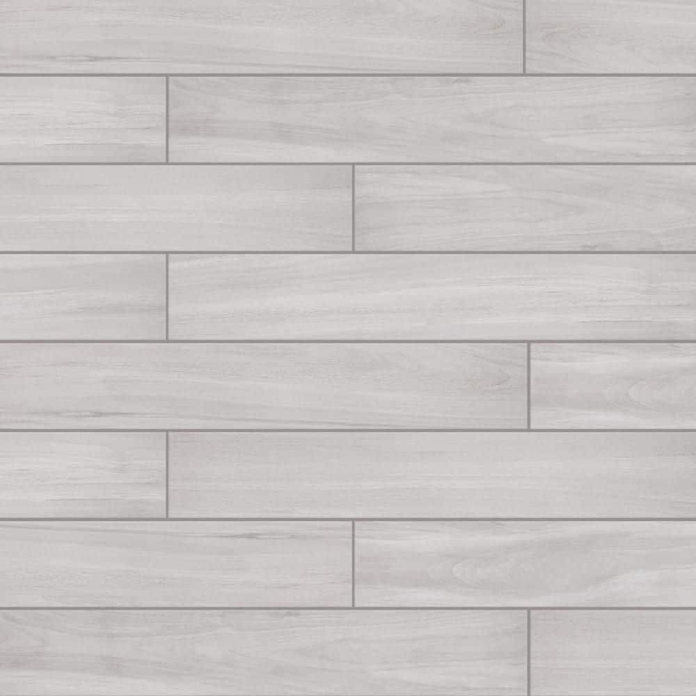 Merola Tile Mt Royale Grey 6 in. x 35-1/2 in. Porcelain Floor and Wall ...