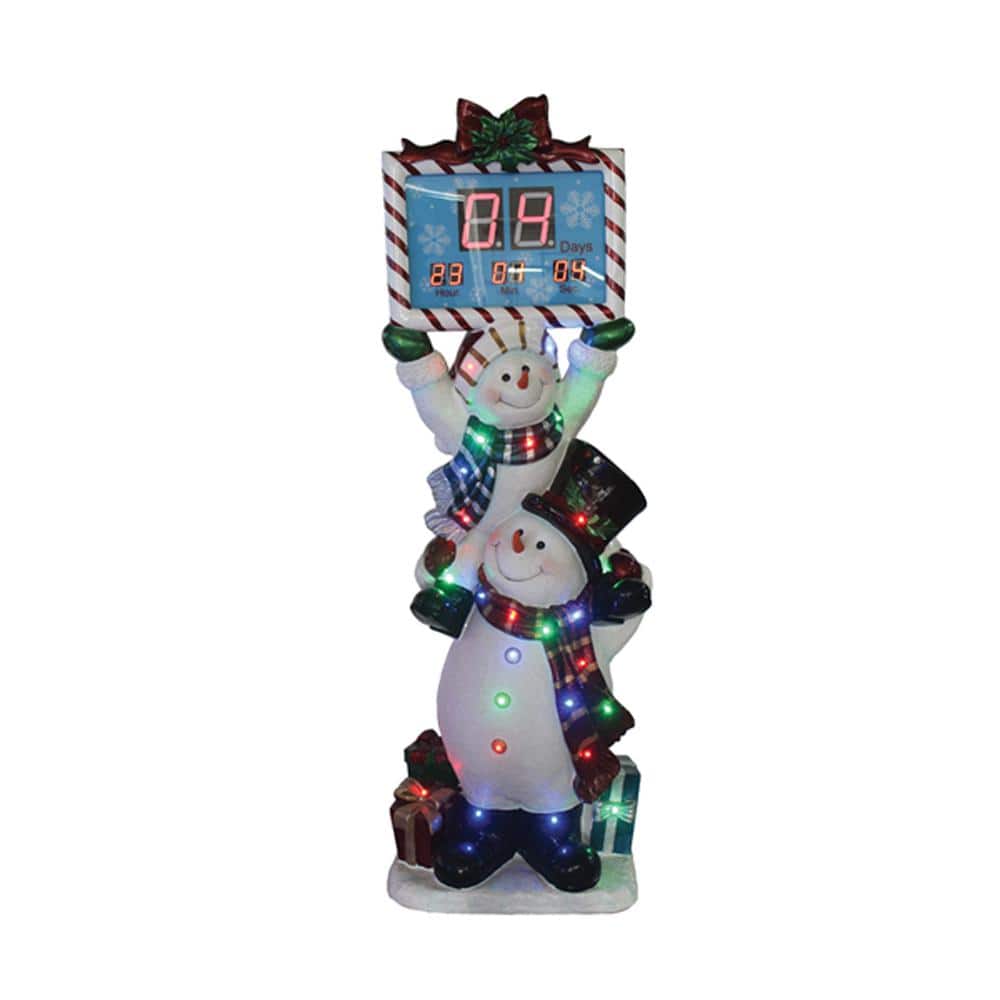 Santa's Workshop 63 in. Christmas Countdown LED 1410 - The Home Depot