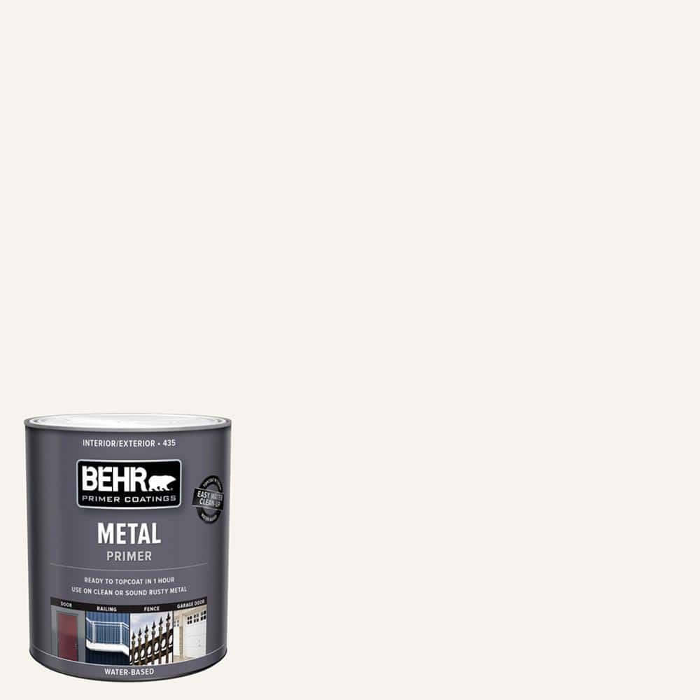 BEHR 1 qt. White Interior /Exterior Metal Primer-43504 - The Home Depot