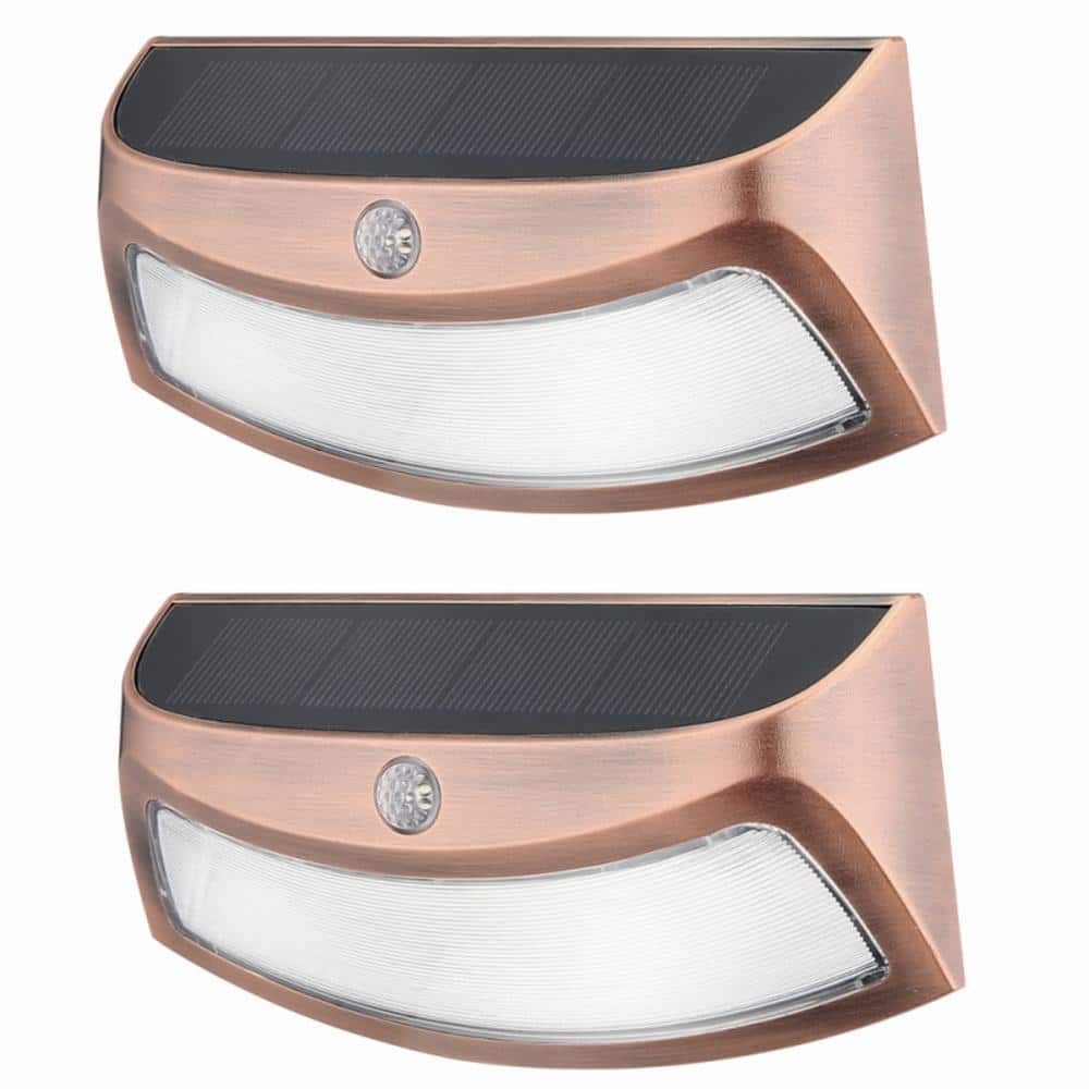 WYZM 3000K 20LM Integrated LED Reddish Copper Weather Resistant Outdoor ...