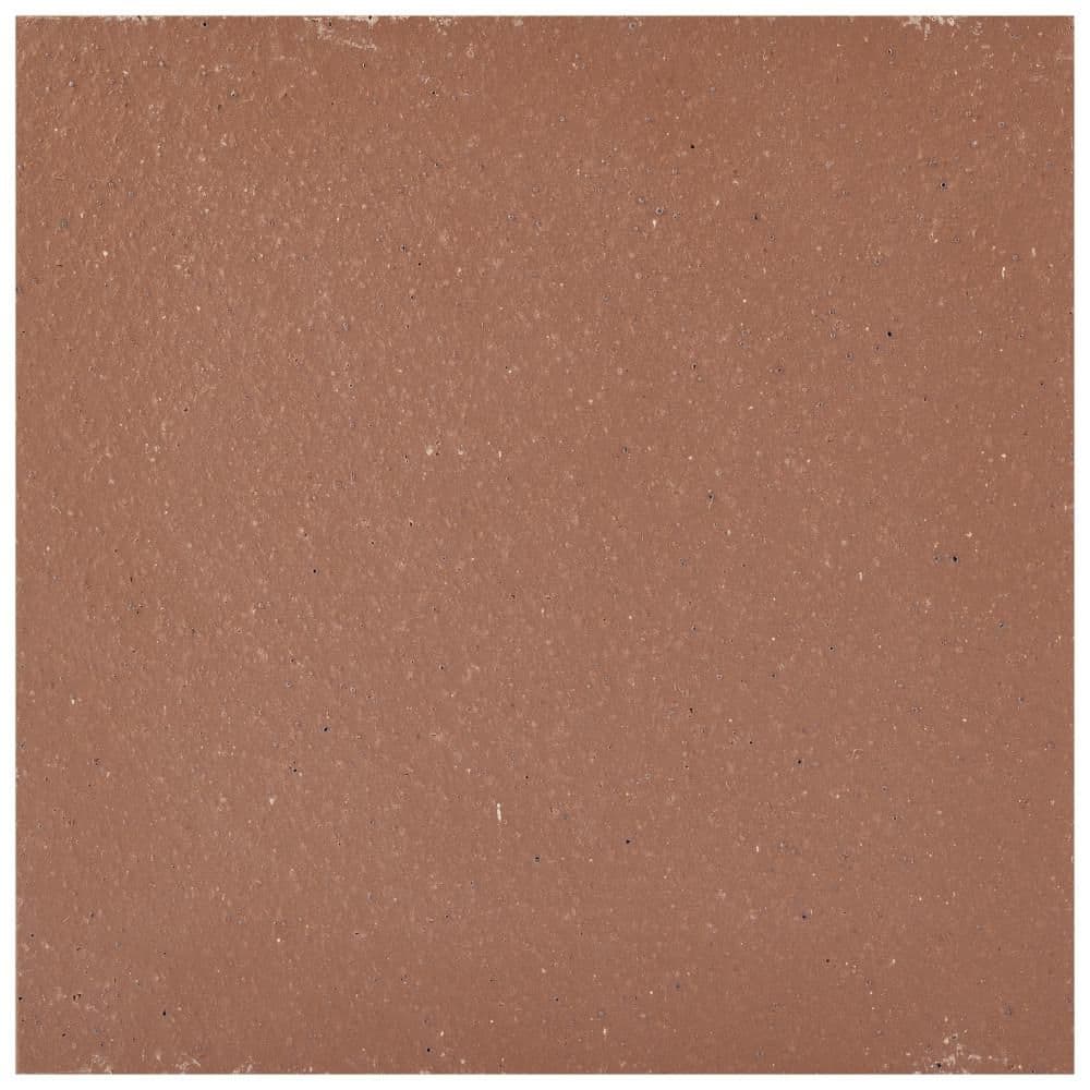 Merola Tile Lincoln Quarry Mayflower Red 6 in. x 6 in. Ceramic Floor ...