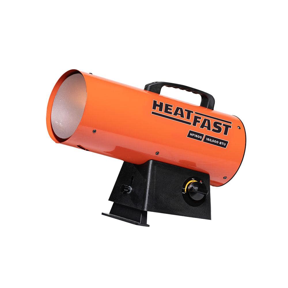 HEATFAST 155,000 BTU LP Forced Air Propane Space Heater with Variable ...