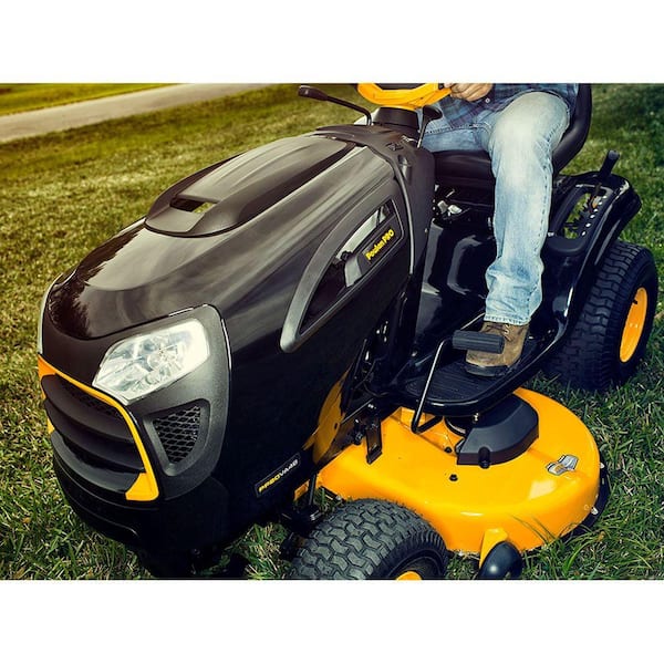 Poulan Pro PP20VA46 46 in. 20 HP V-Twin Briggs & Stratton Automatic Gas ...