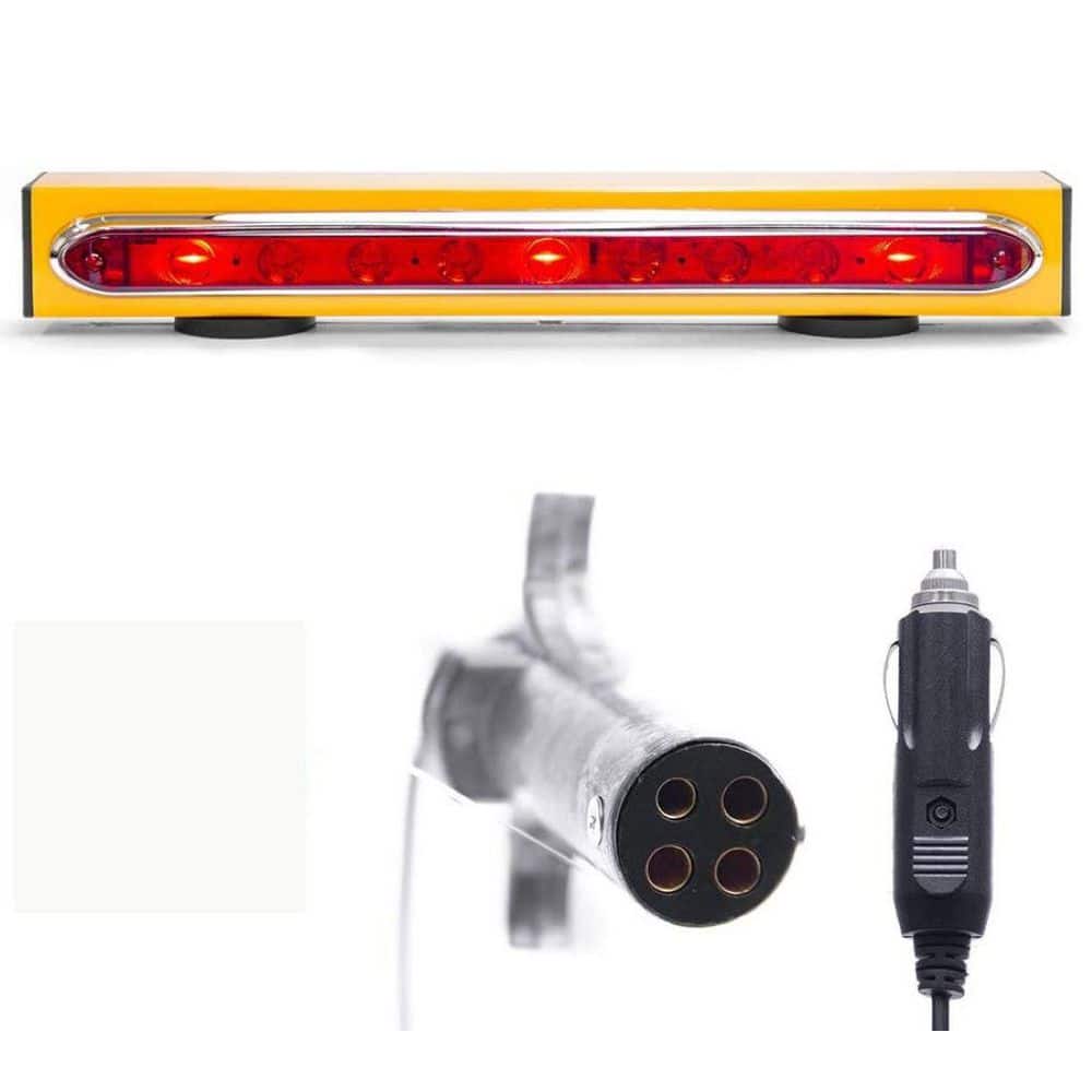 PartsMT Wireless Trailer Tow Light Bar 19 in. Magnetic Mount, Ultra ...