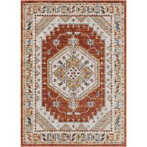 Well Woven Good Vibes Helena Blush Pink Modern Geometric Shapes 7 ft ...