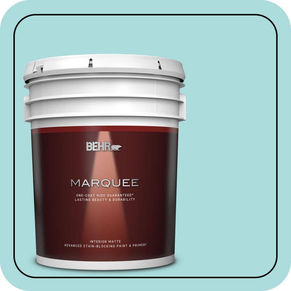 BEHR MARQUEE 5 gal. #M460-2 Beachside Drive Matte Interior Paint ...