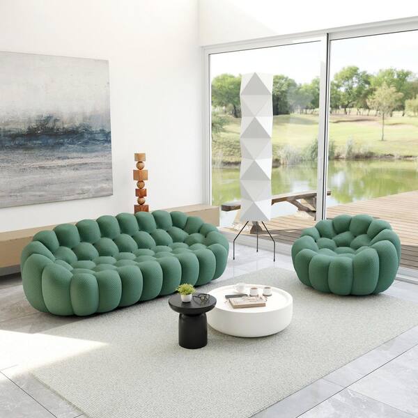 Have a question about Magic Home Bubble Sofa 98.4 in. 3D Knitted Fabric ...
