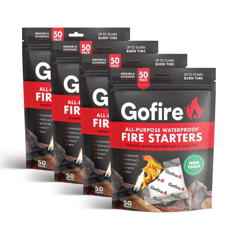 GOFIRE 200 pack all purpose Fire Starter 32744GF2PK - The Home Depot