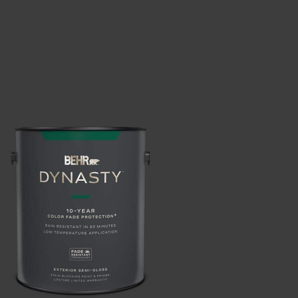 BEHR DYNASTY 1 gal. #MQ5-05 Limousine Leather Semi-Gloss Exterior Stain ...