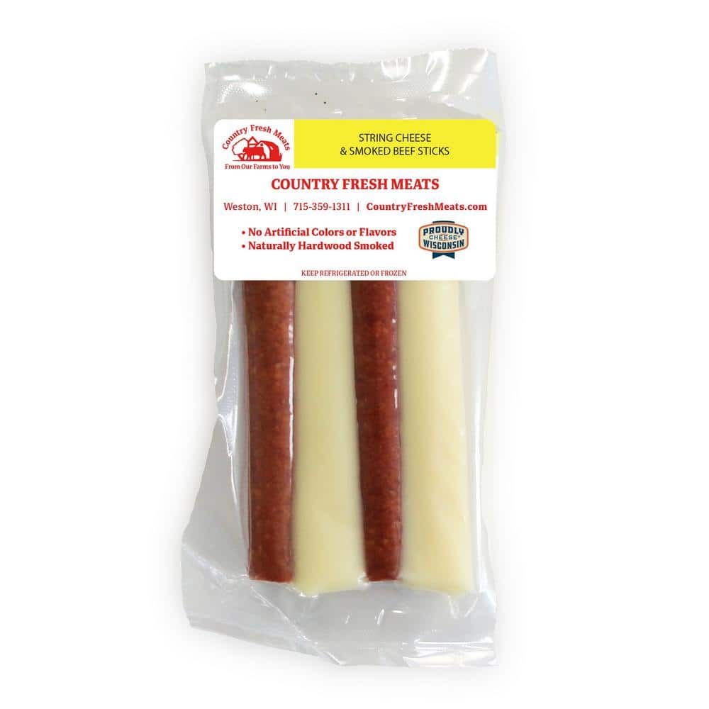 COUNTRY FRESH MEATS Smoked Beef Sticks and String Cheese, Meat and ...