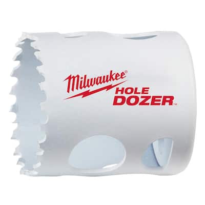 Milwaukee 1-1/2 in. Hole Dozer Bi-Metal Hole Saw with 3/8 in. Arbor & Pilot Bit 49-56-9665