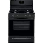Whirlpool 5.1 cu. ft. Gas Range in Black WFG320M0BB - The Home Depot