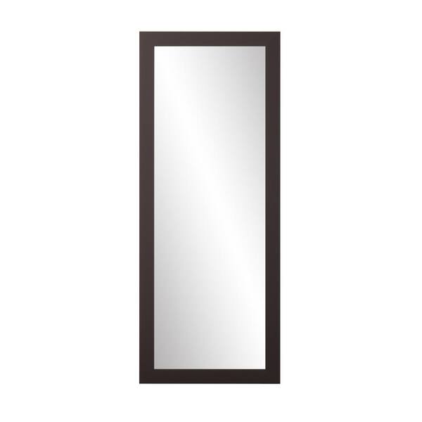 BrandtWorks Oversized Matte Black Industrial Mid-Century Modern Mirror ...