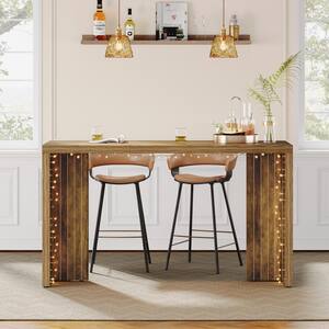 TRIBESIGNS WAY TO ORIGIN Adan 55.12 in. Rectangle Brown Black Mini ...