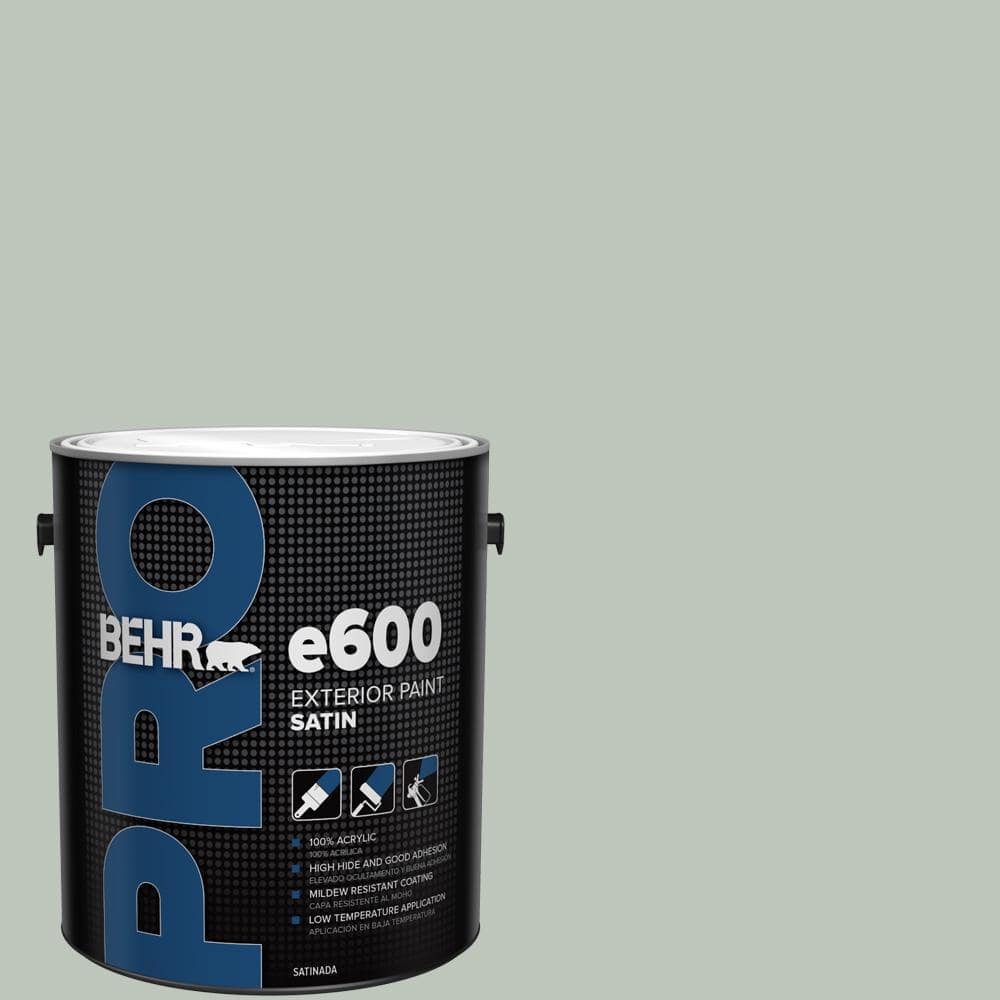 BEHR PRO 1 gal. #700E-3 Contemplation Satin Exterior Paint PR64001 ...