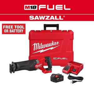 Milwaukee M18 FUEL GEN-2 18V Lithium-Ion Brushless Cordless SAWZALL Reciprocating Saw (Tool-Only ...