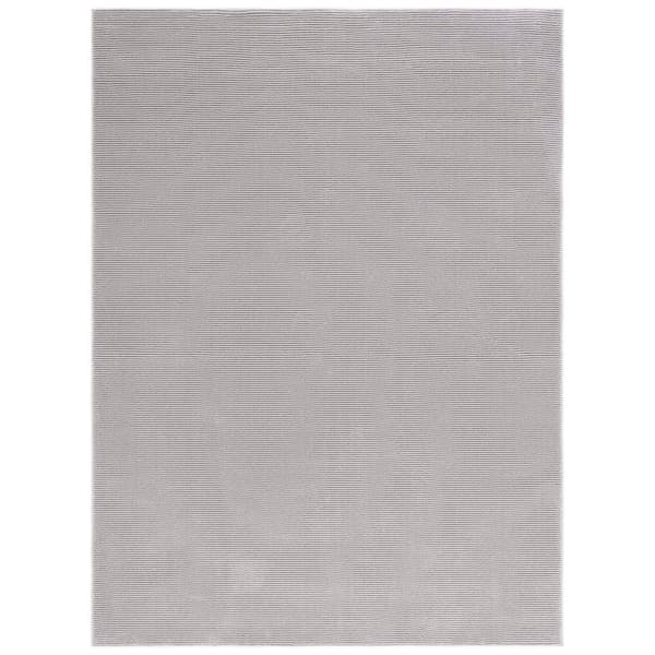 SAFAVIEH Revive Gray 4 ft. x 6 ft. Solid Area Rug REV102F-4W - The Home ...