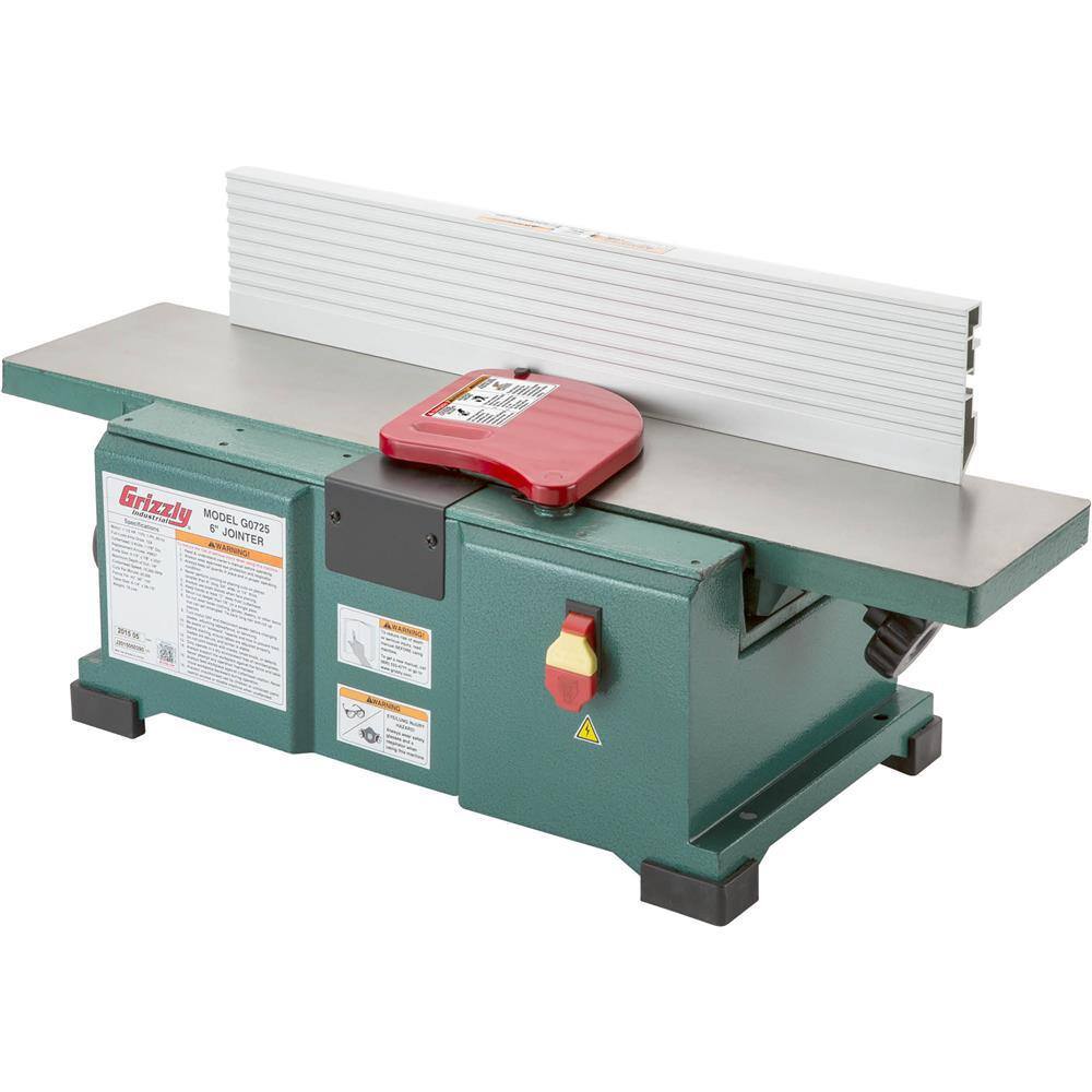 Grizzly Industrial 6 in. x 28 in. Benchtop Jointer G0725 - The Home Depot